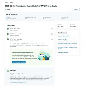 7 Things To Do After Submitting Your FAFSA® Form – Federal Student Aid