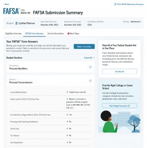 What You Need To Know About the FAFSA Submission Summary – Federal Student Aid