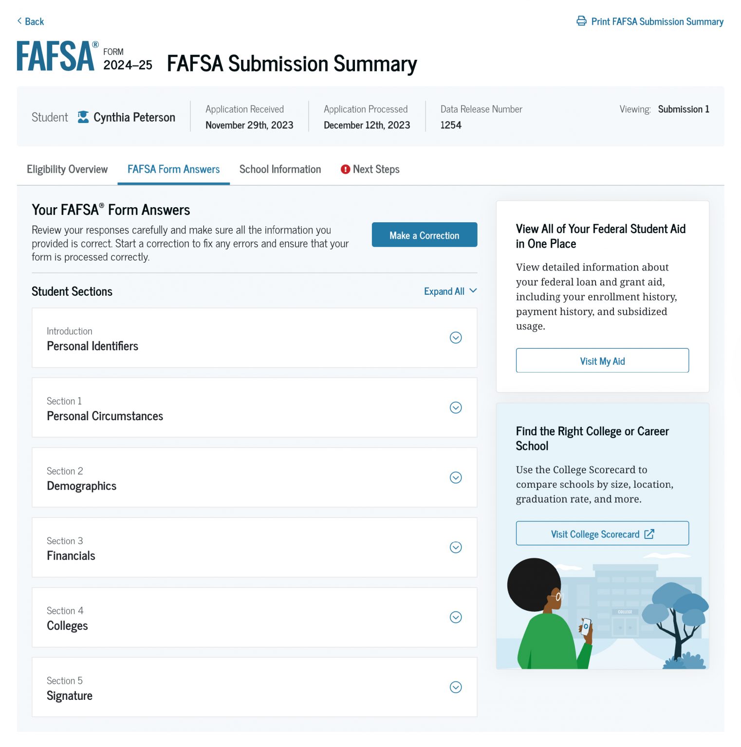 What You Need To Know About the FAFSA Submission Summary – Federal ...