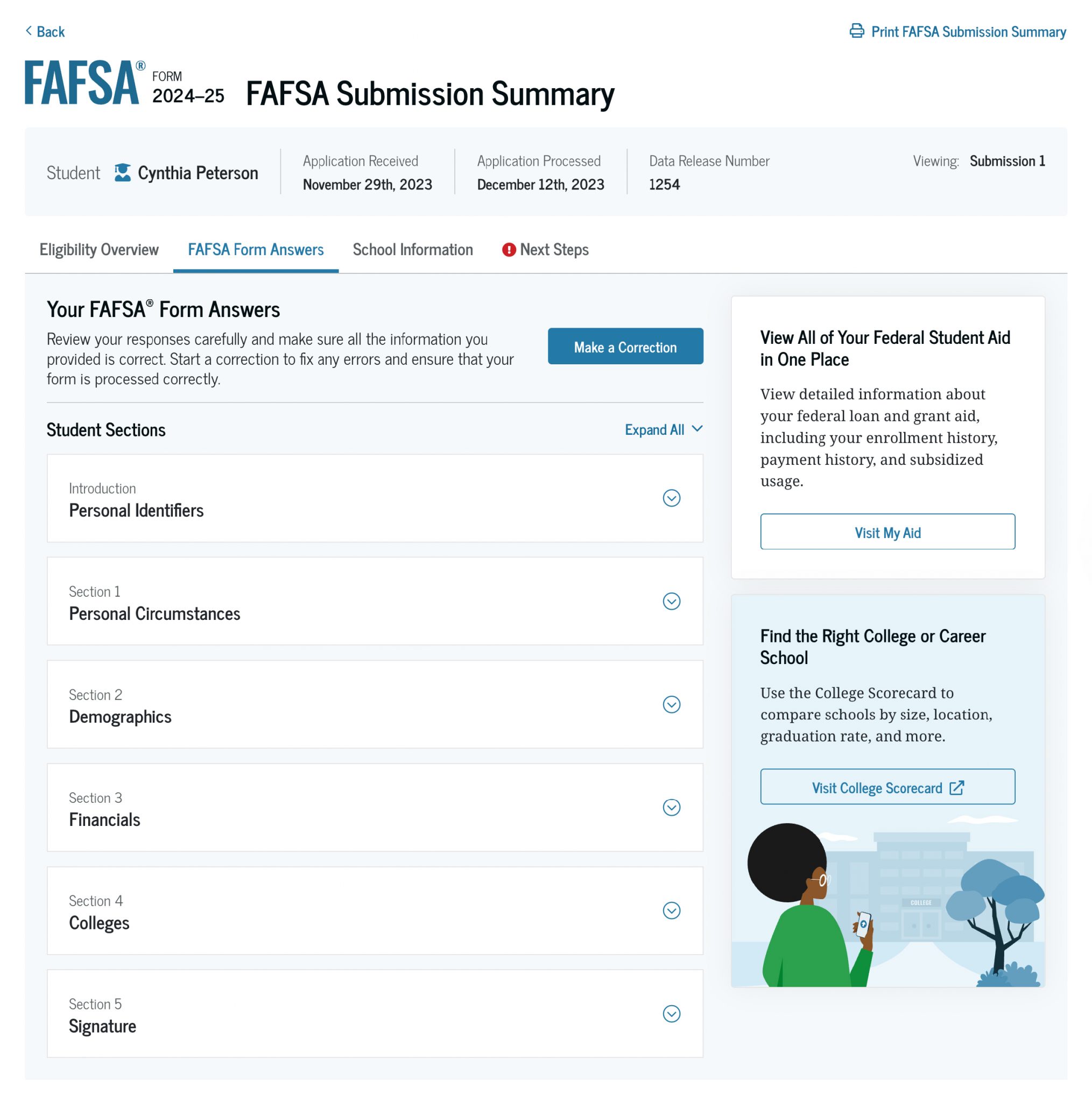 What You Need To Know About the FAFSA Submission Summary – Federal ...