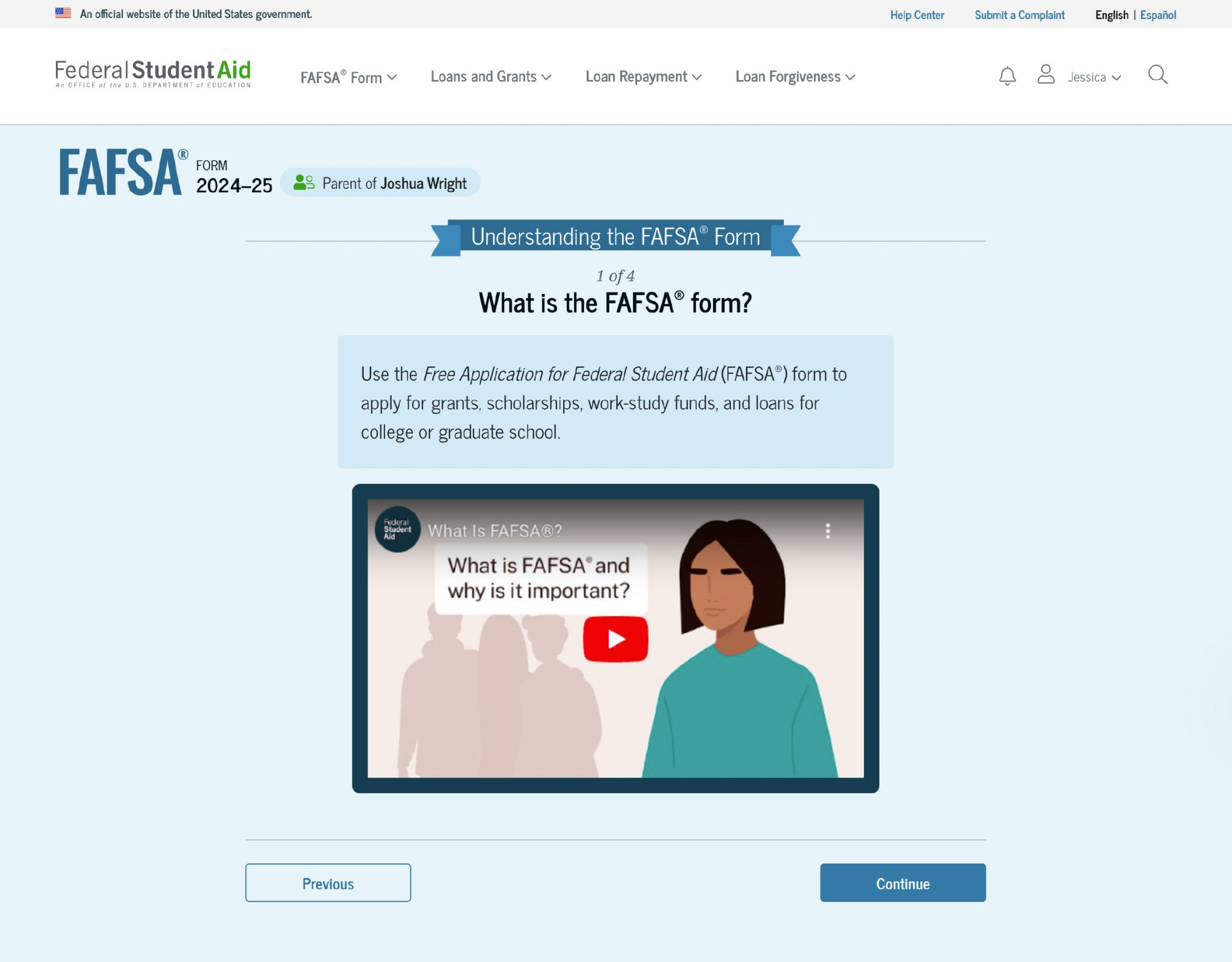 8 Steps for Parents Completing the 2024–25 FAFSA® Form – Federal ...