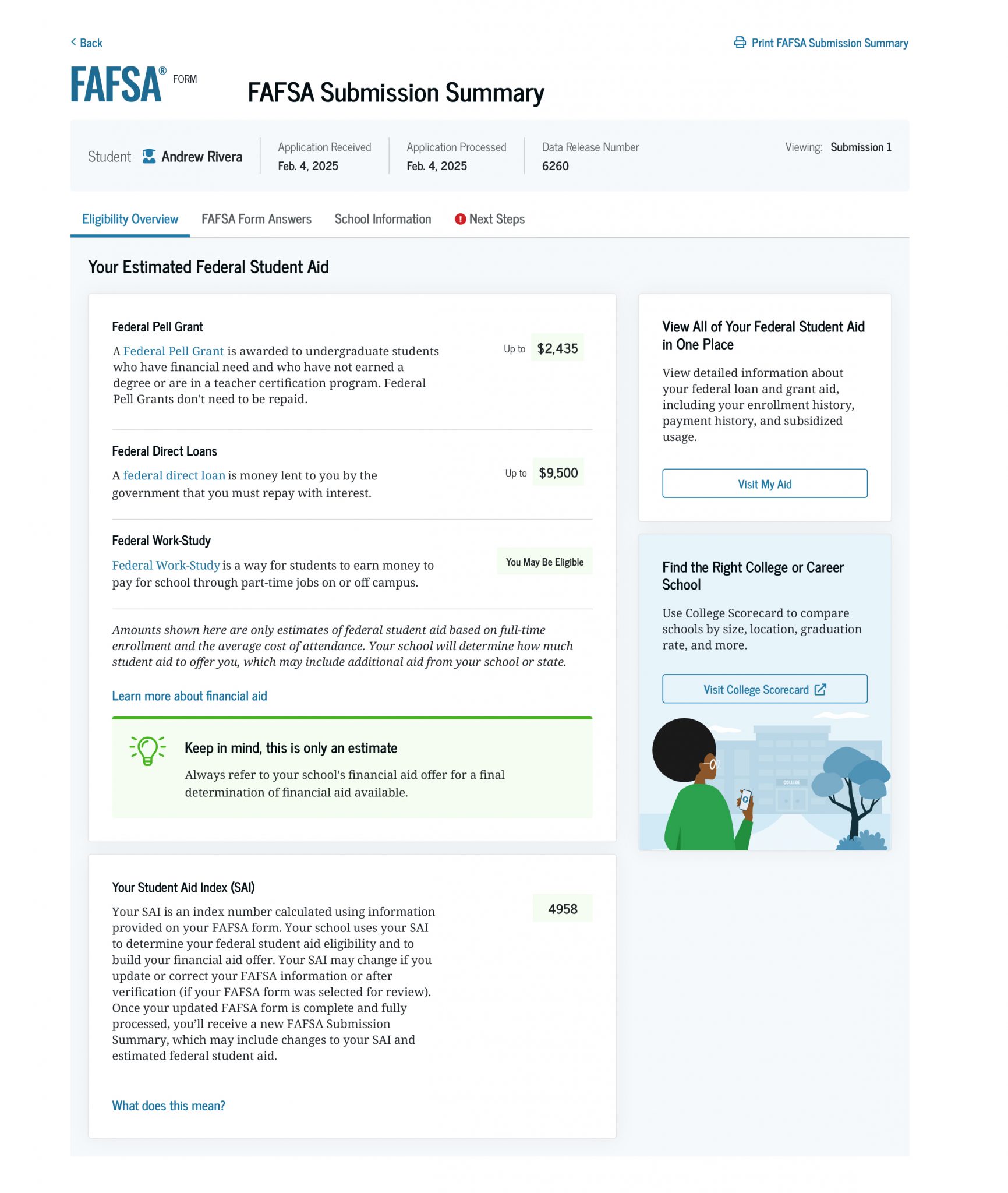 7 Things To Do After Submitting Your FAFSA® Form – Federal Student Aid