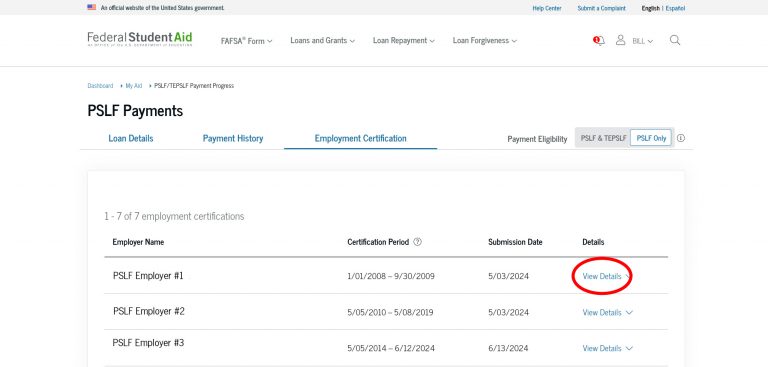 How to Manage your Public Service Loan Forgiveness (PSLF) Progress on ...