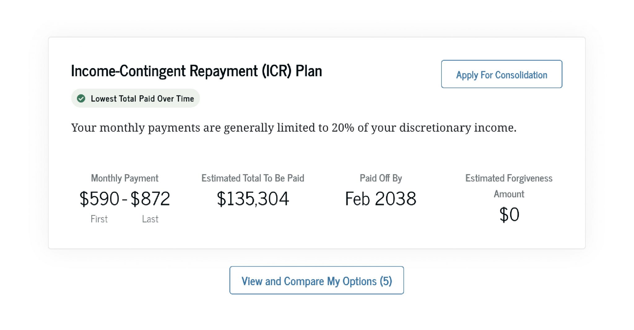 Compare Student Loan Repayment Plans With Our Student Loan Calculator ...