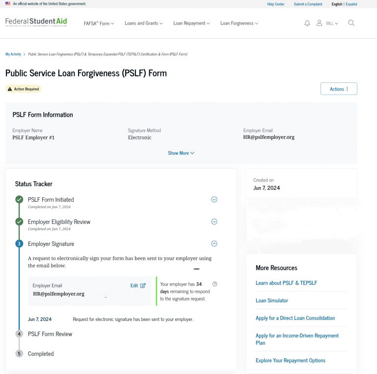 How to Manage your Public Service Loan Forgiveness (PSLF) Progress on ...