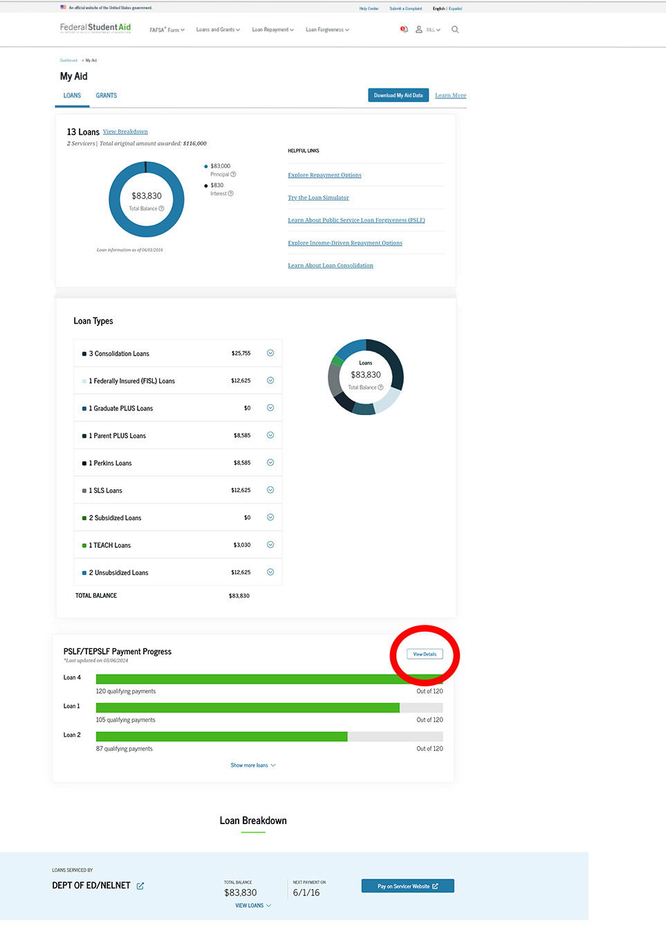 How to Manage your Public Service Loan Forgiveness (PSLF) Progress on StudentAid.gov – Federal ...