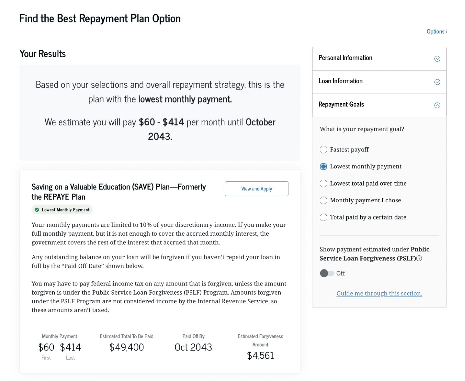 Compare Student Loan Repayment Plans With Our Student Loan Calculator ...