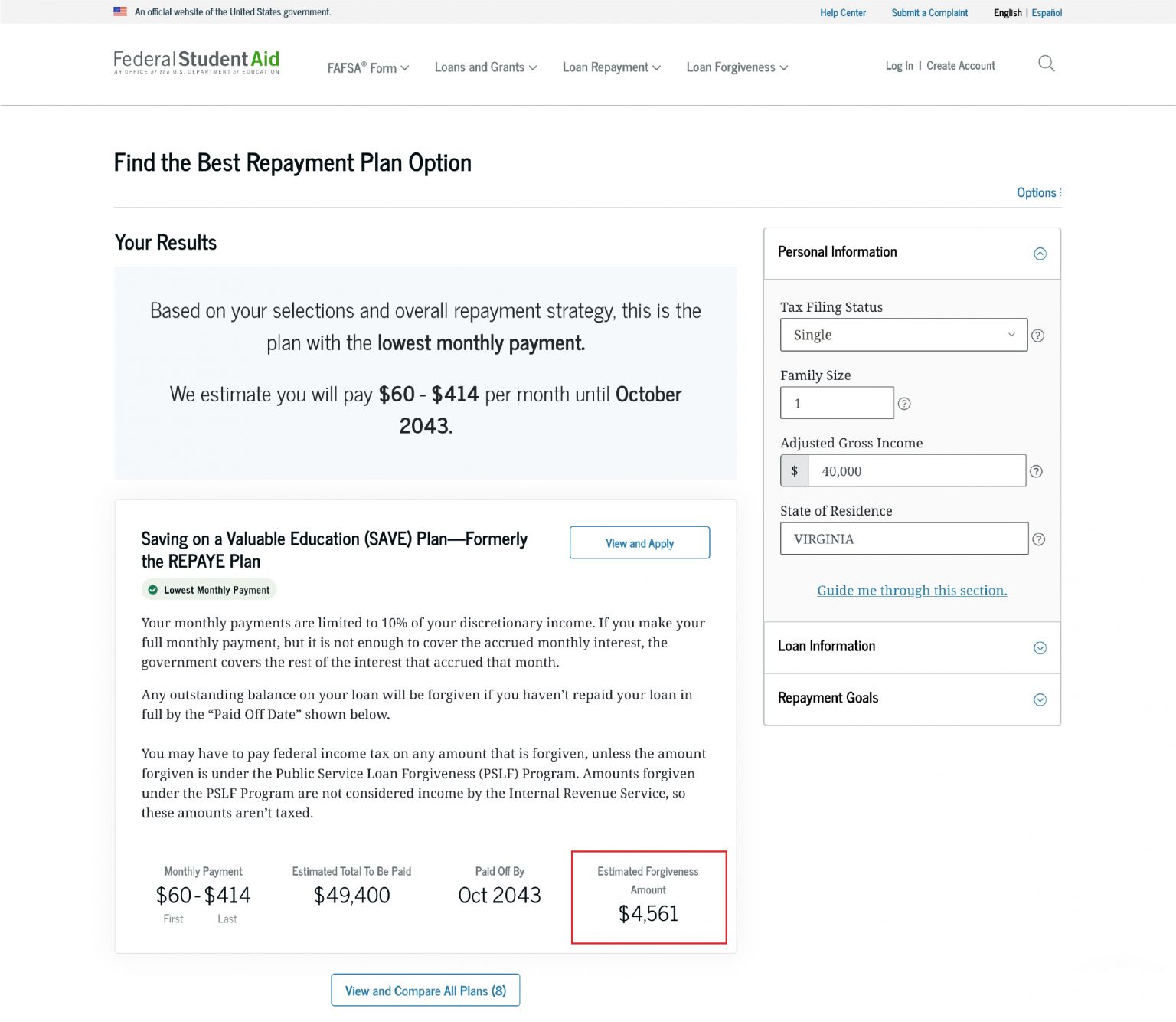 Compare Student Loan Repayment Plans With Our Student Loan Calculator ...