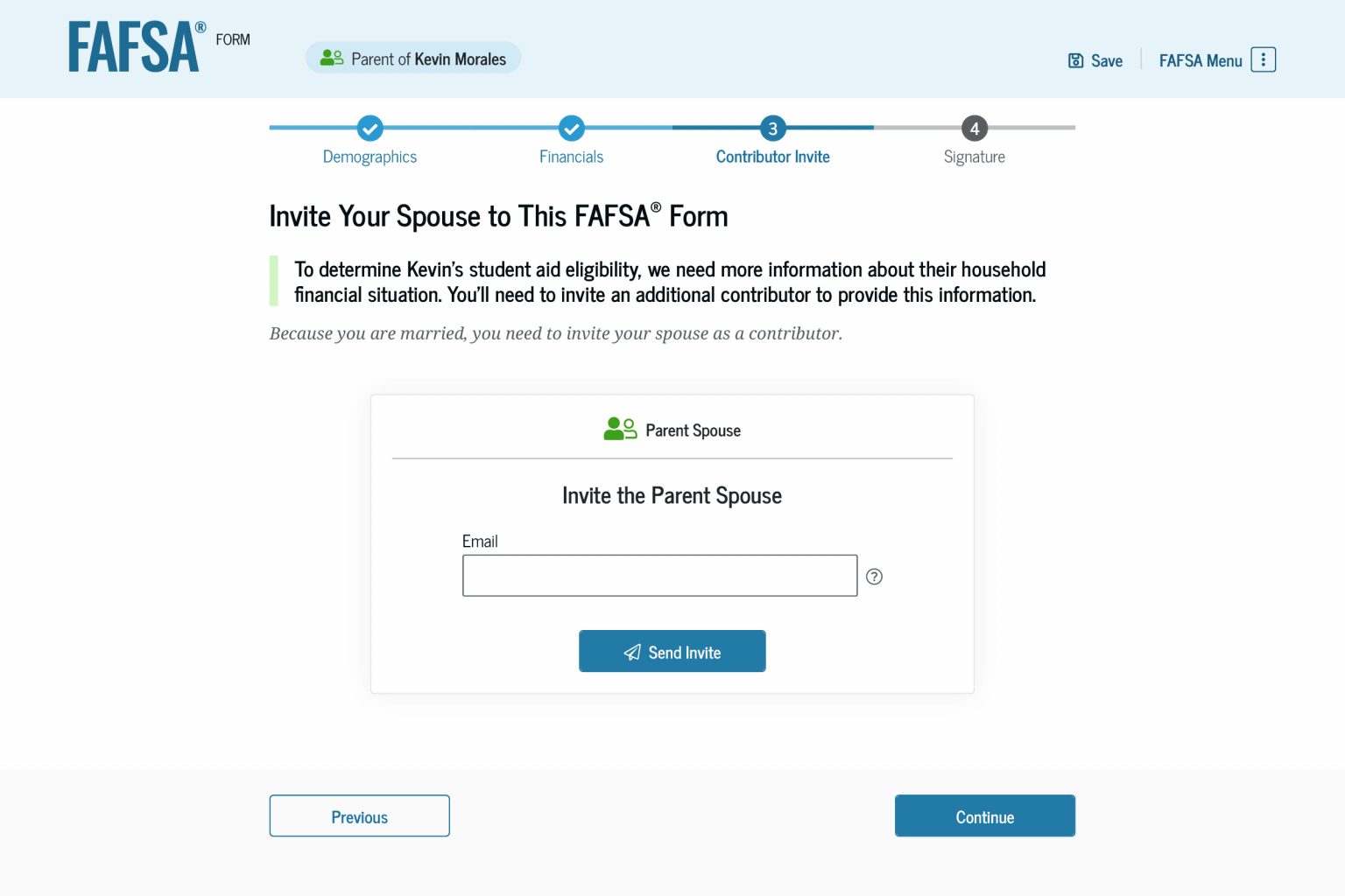 Completing the FAFSA® Form: Steps for Parents – Federal Student Aid