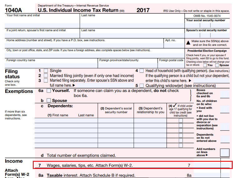 How much did your spouse earn from working in 2017? | Federal Student Aid